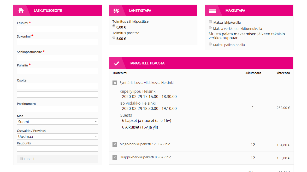Irti Maasta – Magento 1 verkkokauppa – Lumav Commerce